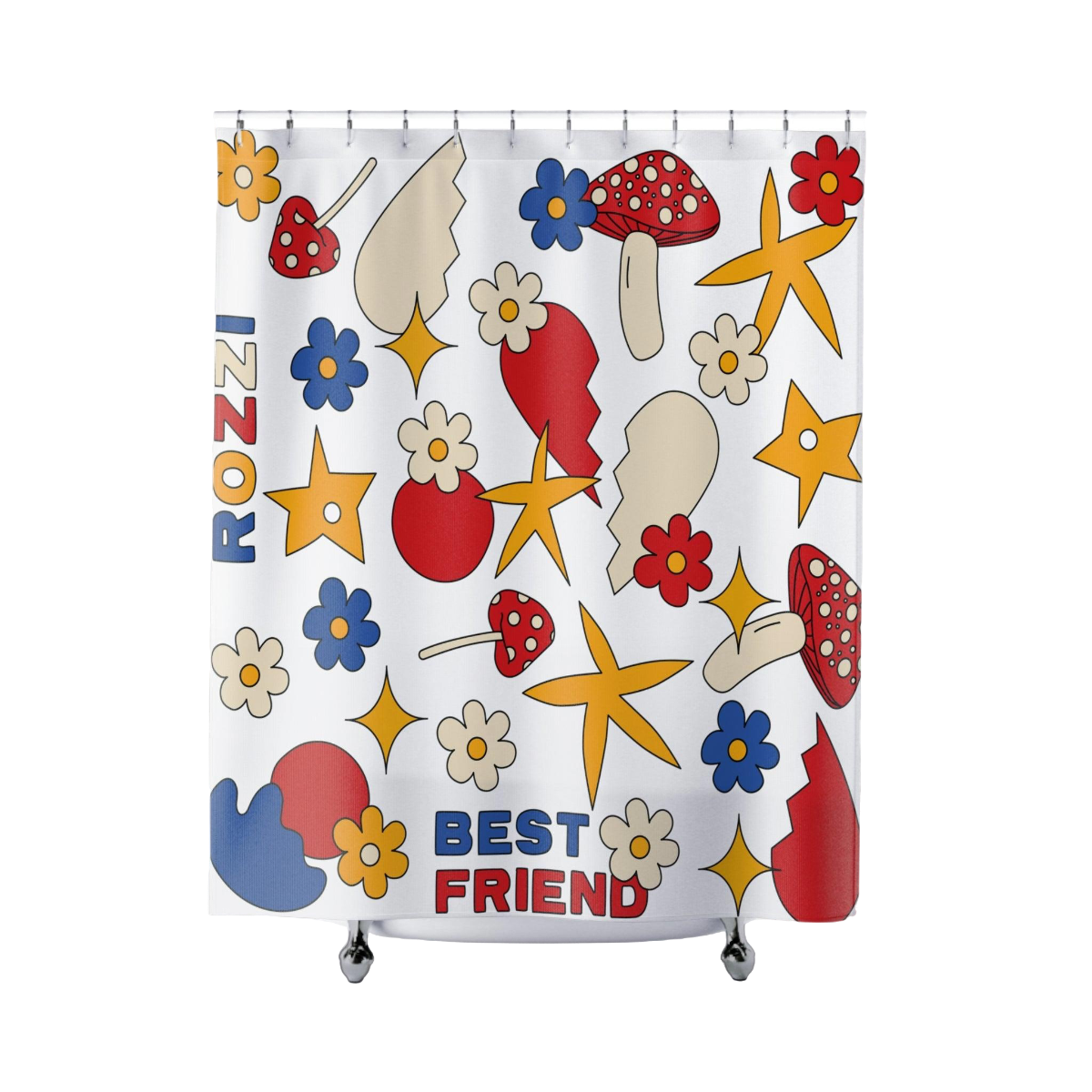 Best Friend Shower Curtain – Rozzi